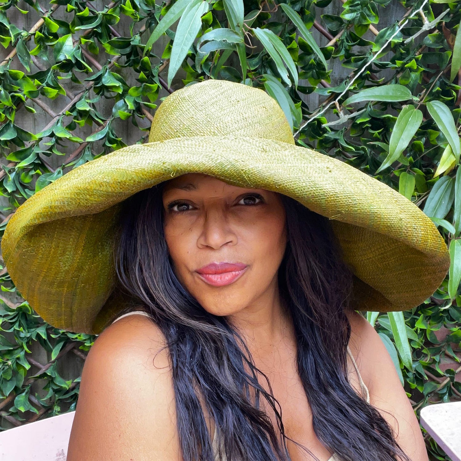 Peak and Brim - Wide Madaraff Straw Hat Plain